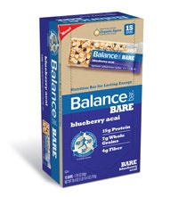 New Food Product: Balance Bar Goes Bare With Blueberry Acai | Food ...