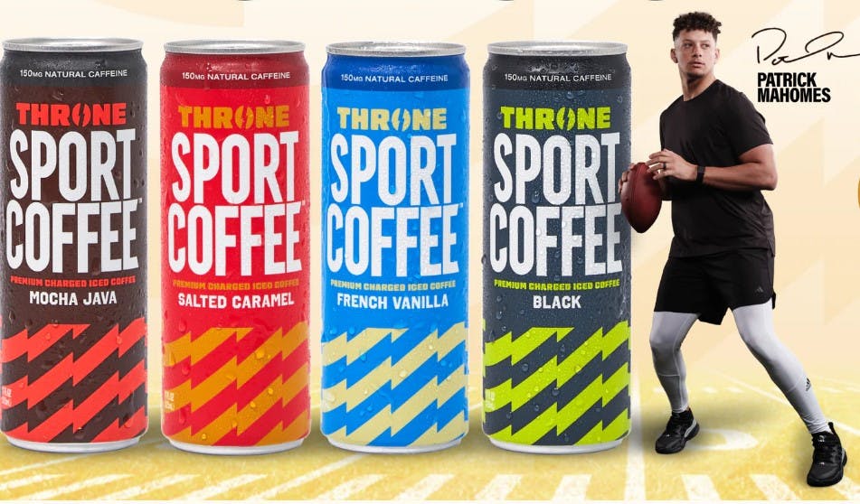 Patrick Mahomes Invests in Launch of Throne ‘Sport Coffee’ | Food ...